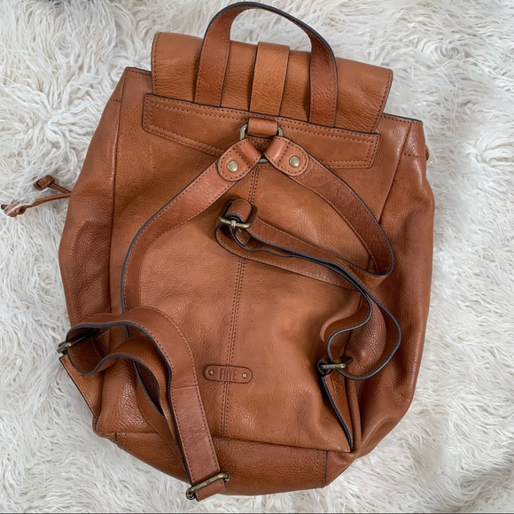 Frye | Bags | Frye Kayla Knotted Backpack Nutmeg Leather Nwot Retails ...